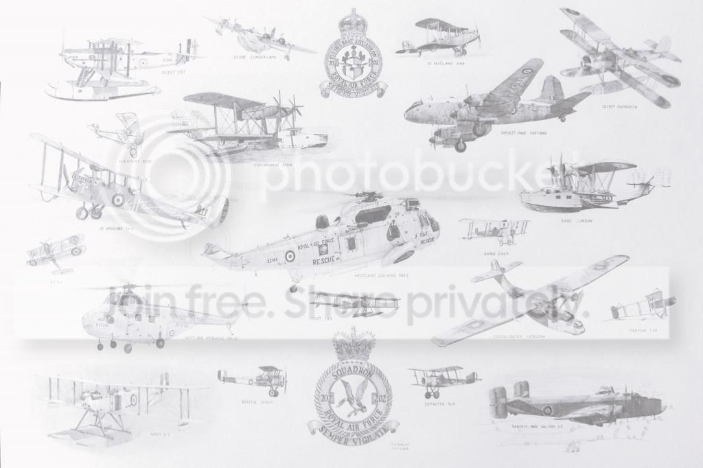 202 Squadron pencil drawing - Aviation Art - Britmodeller.com